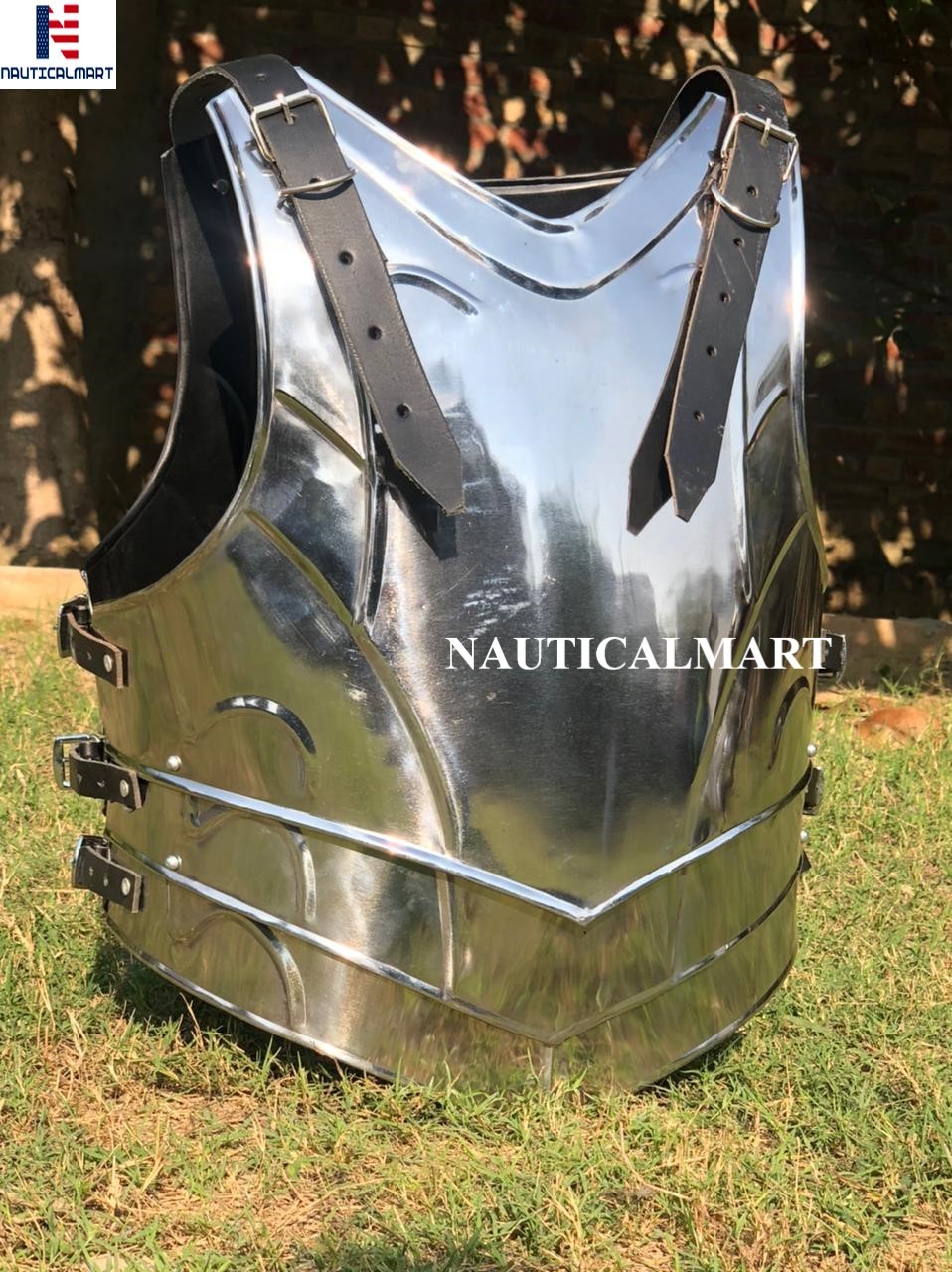 NauticalMart LARP Medieval Steel Armor Full Cuirass (Breastplate and ...