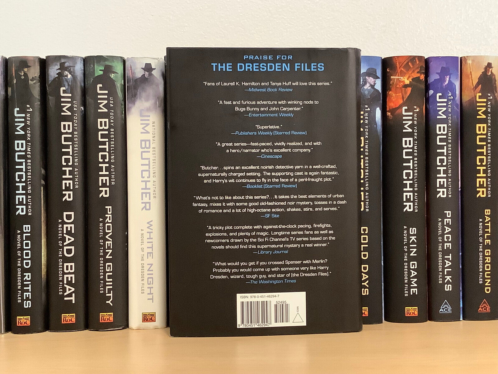 Death Masks by Jim Butcher, 1st / 1st , signed - The Dresden Files Bk 5 ...