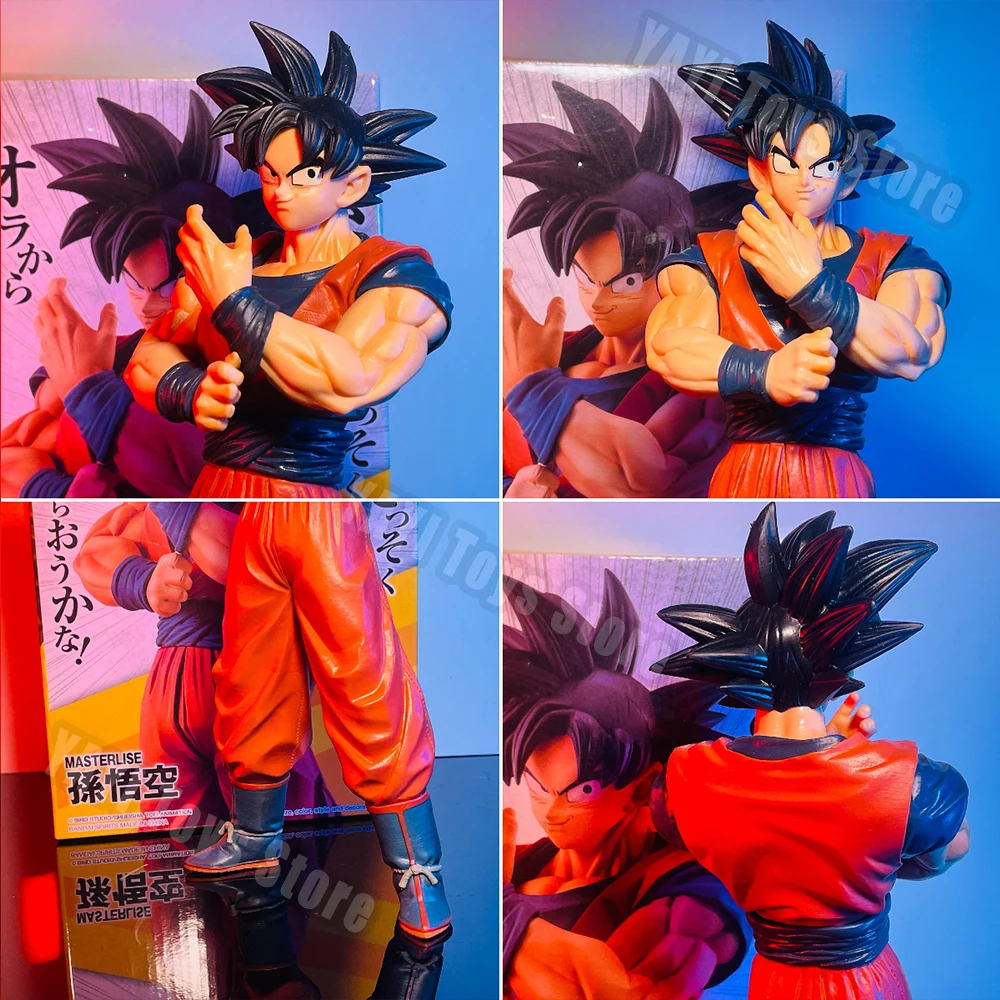 27cm Anime Dragon Ball Z Goku Figure Goku with Scouter Figurine PVC ...
