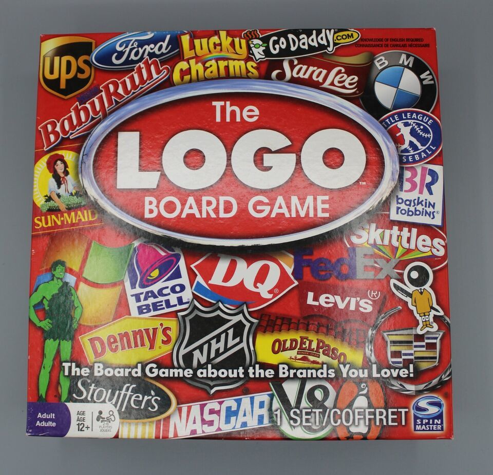The Logo Board Game Spin Master Game About the Brands You Love ...