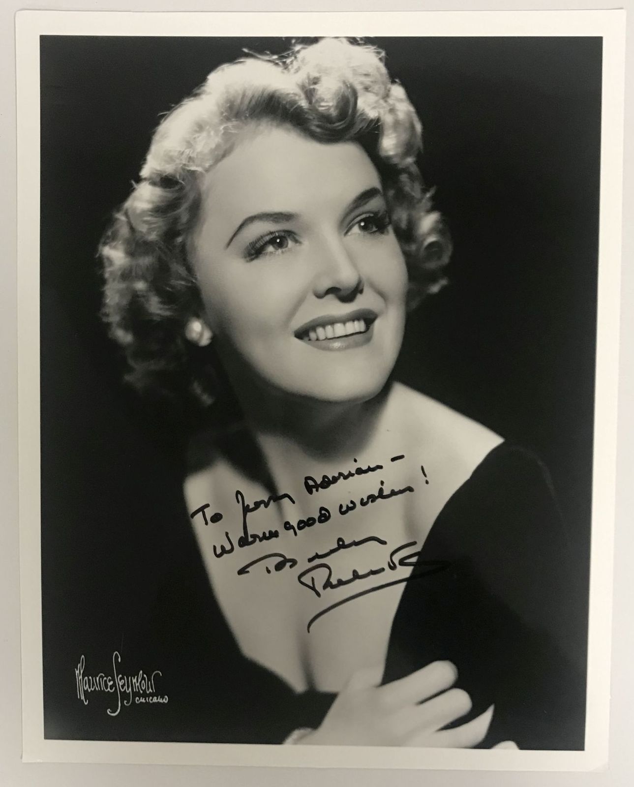Beverly Roberts (d. 2009) Signed Autographed Glossy 8x10 Photo + Signed ...