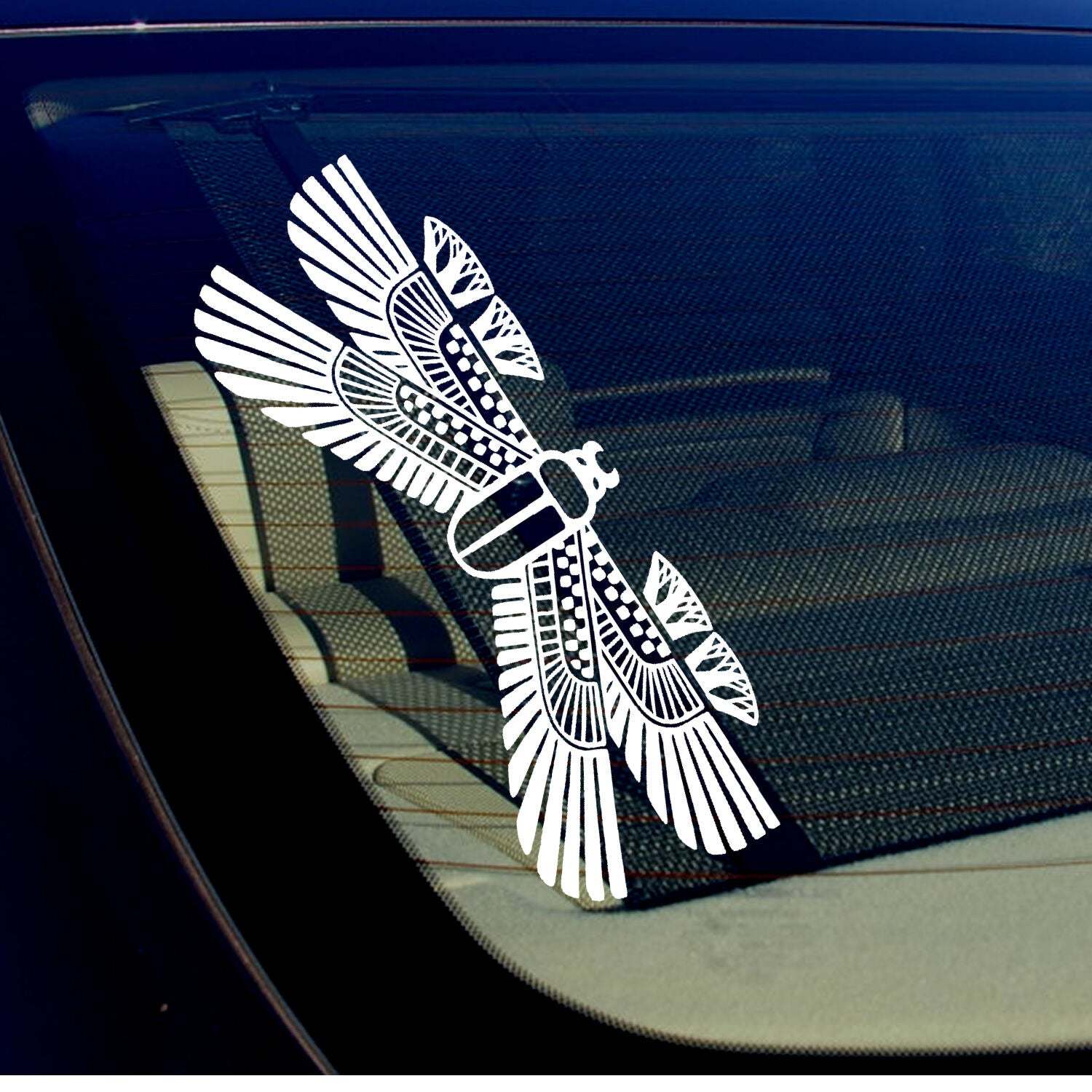 Egyptian Hieroglyphs Aztec Pyramid Scripture Egypt Bird Vinyl Decal ...