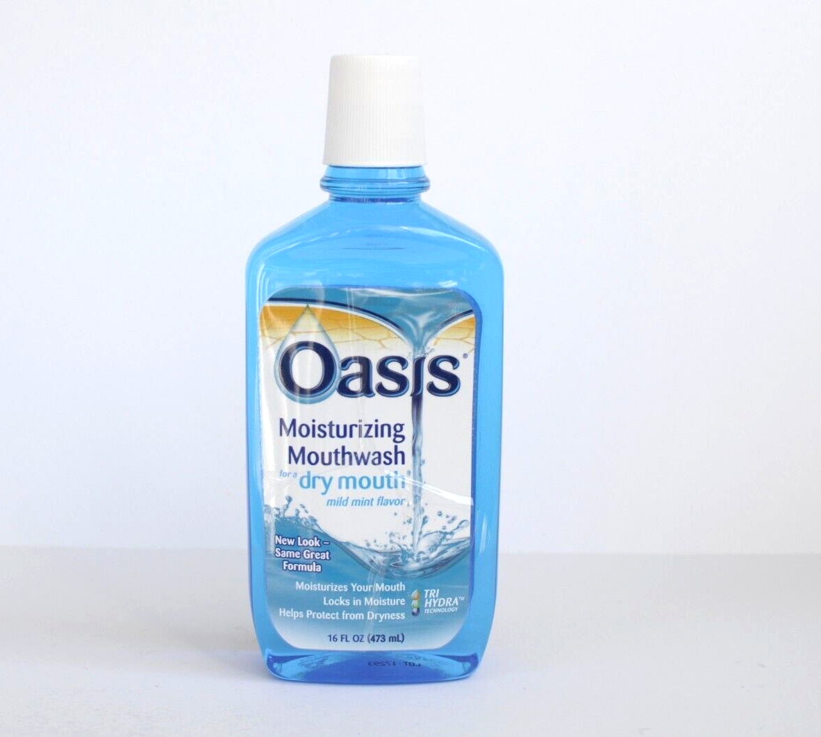 1 Oasis Moisturizing Mouthwash for Dry Mouth Mild Mint Flavor 16 fl oz ...