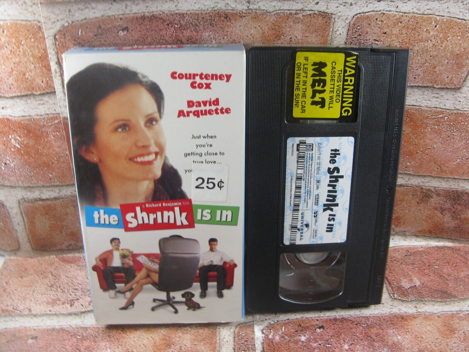 The Shrink Is In RARE Universal 2001 VHS Courteney Cox David Arquette ...
