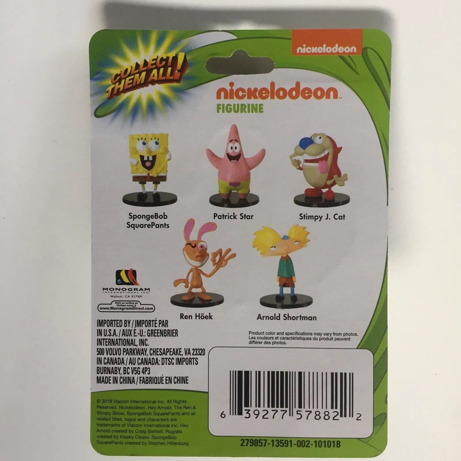 Nickelodeon "Patrick Star" Plastic Figures Cake Topper 2.75" or 7cm ...