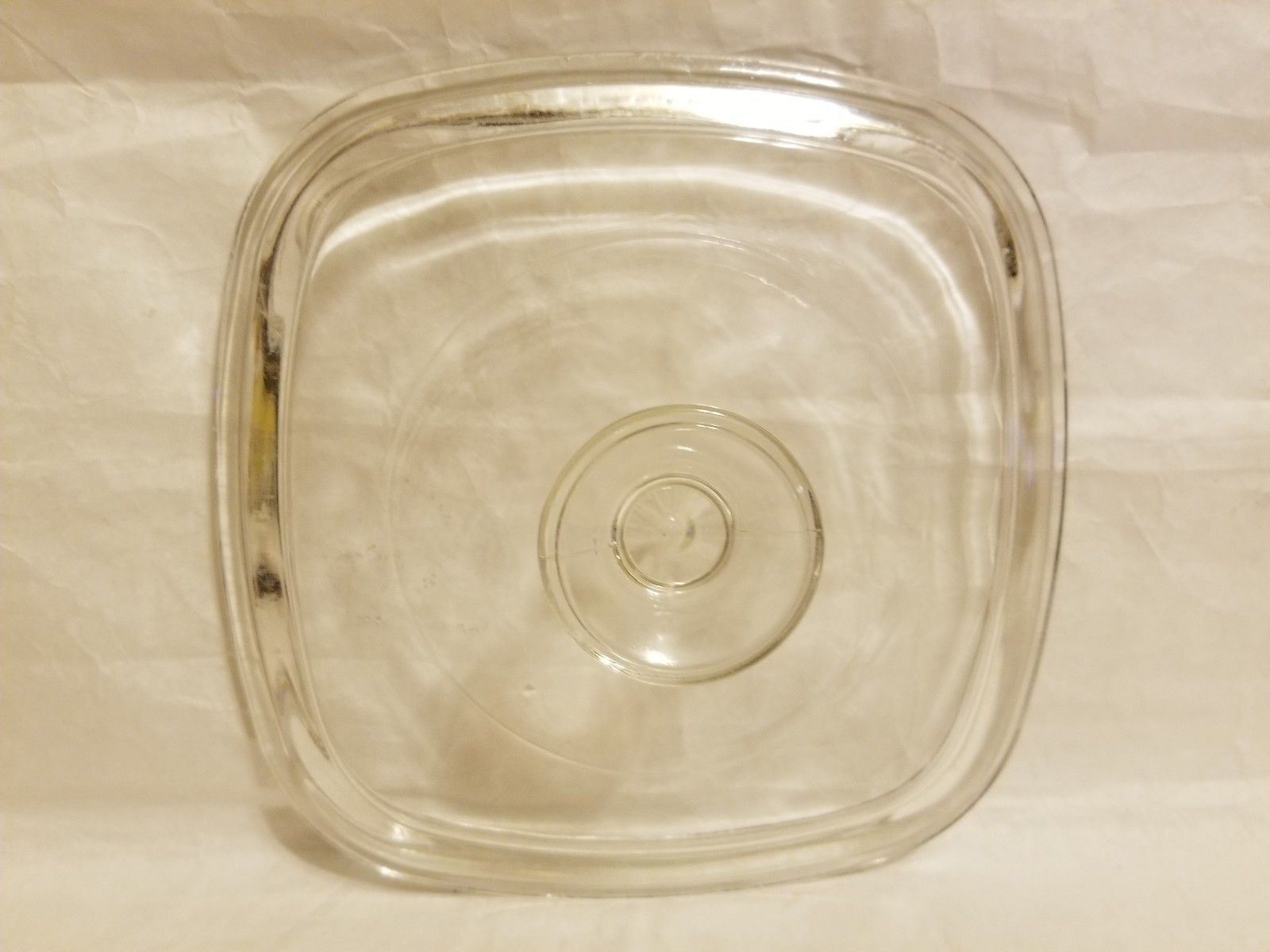 7" Pyrex Glass Corning Ware 1 QT Replacement Lid A7C - EXCELLENT - Pyrex