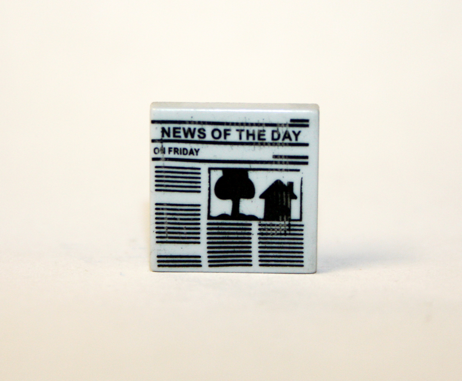 Building Newspaper News Of The Day Construction Piece Fors Minifigure ...