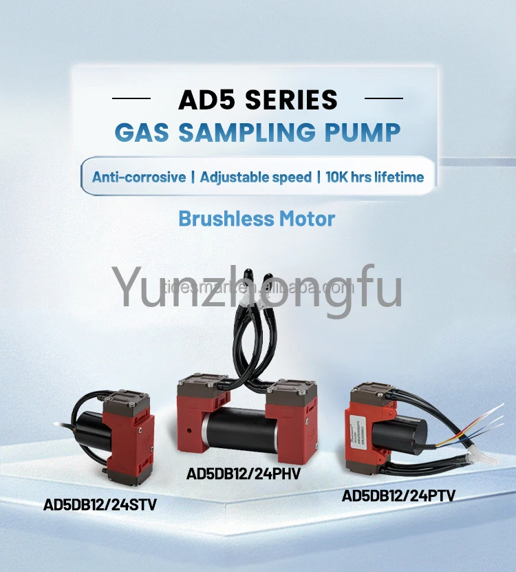 12V DC Brushless Motor M Flow CEMS Sampling Electric Mini Gas Pump ...
