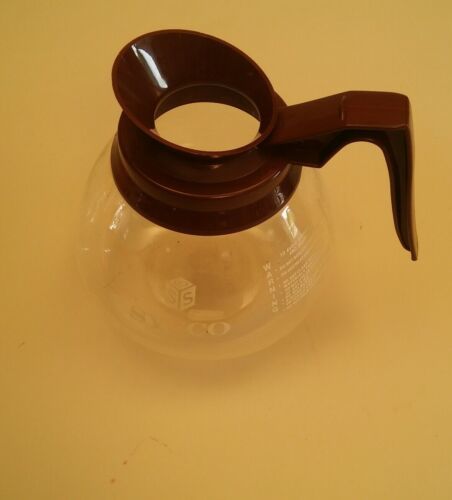 001B Vintage Sysco Glass Coffee Pot Brown and 50 similar items