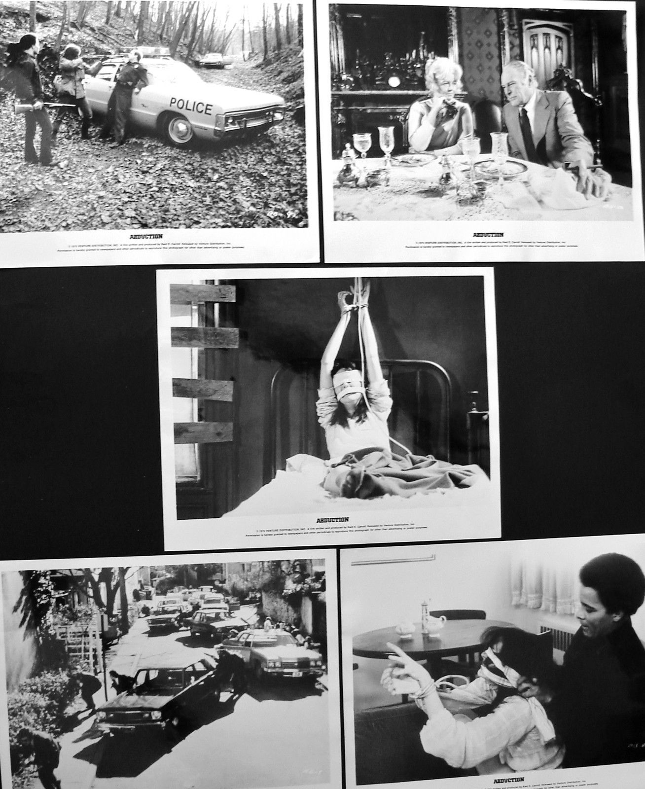 5 1975 Movie ABDUCTION 8x10 Press Photos Judith-Marie Bergan David ...