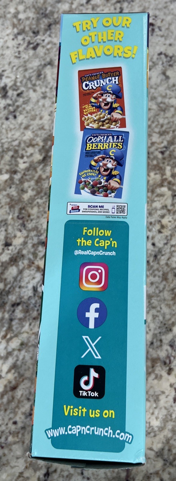 New Limited Edition Cap’n Crunch Orange Creampop Creamsicle Cereal 22 ...