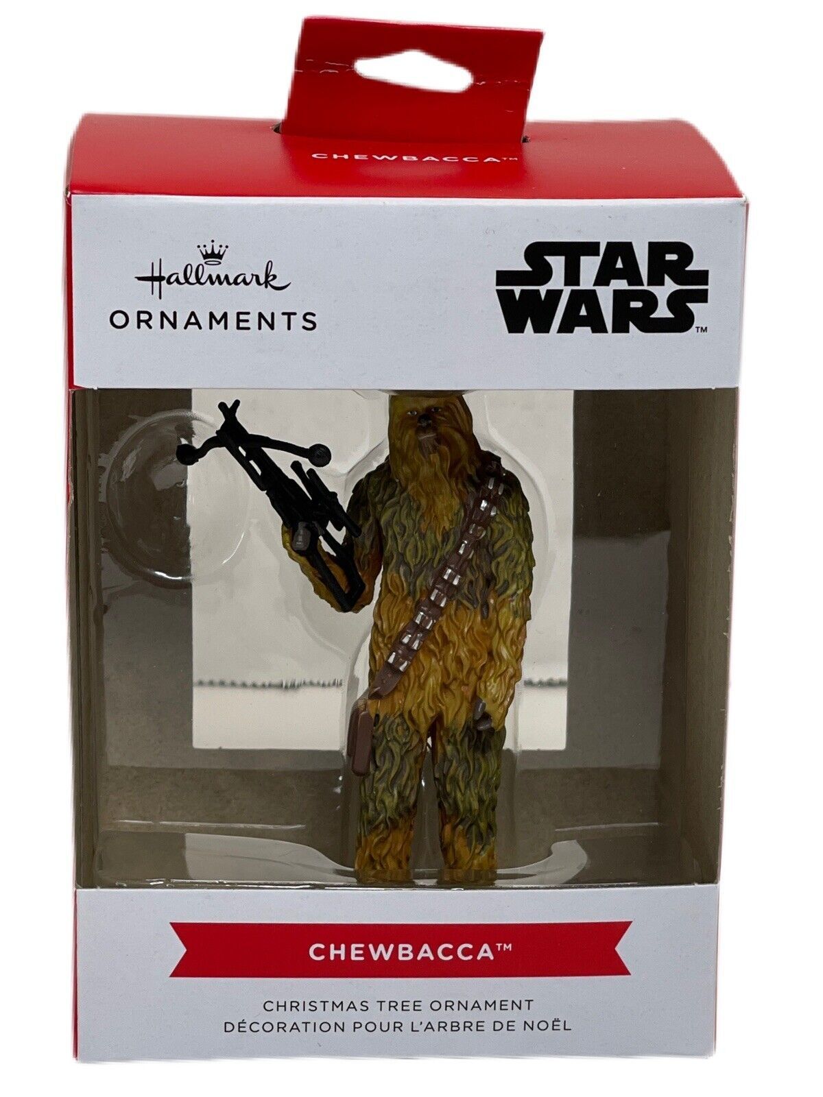 HALLMARK STAR WARS CHEWBACCA CHRISTMAS ORNAMENT 2021 NEW - Holiday ...