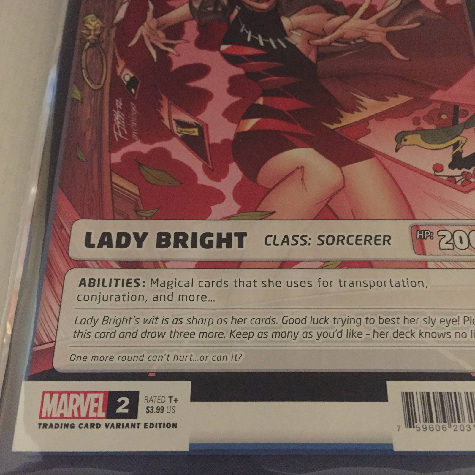 2022 Marvel Comics Tiger Division Ron Lim Lady Bright Card Variant #2 ...