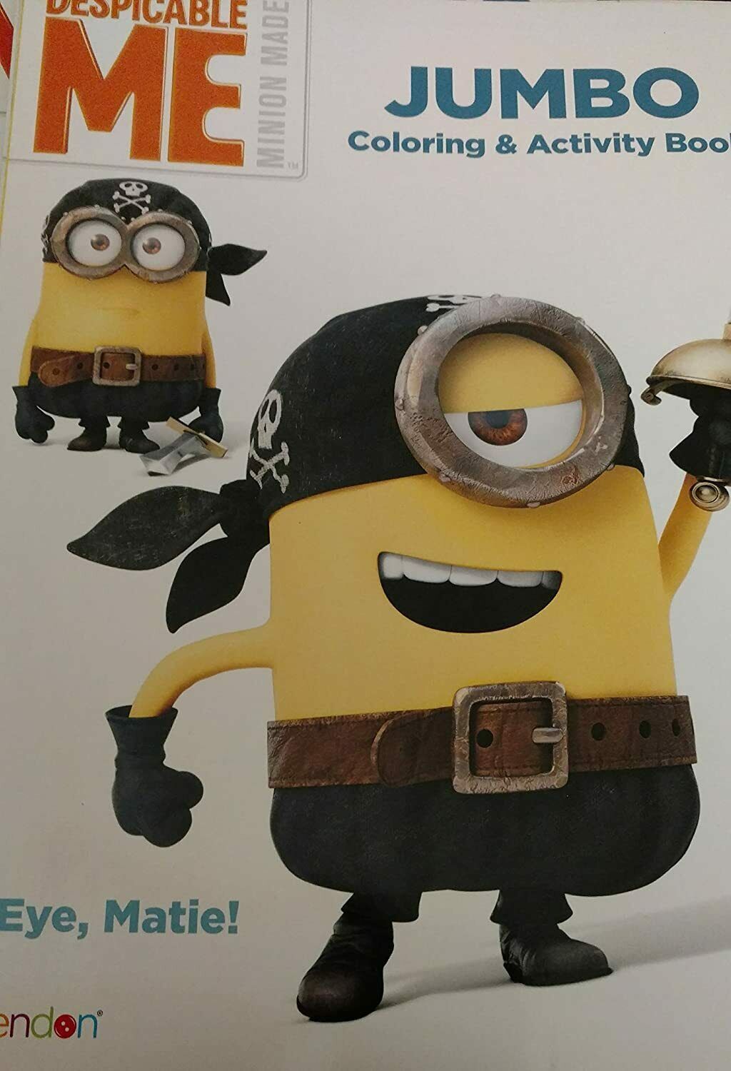 Despicable Minion Made Jumbo Coloring & Activity Book, Eye Matie, Multi ...