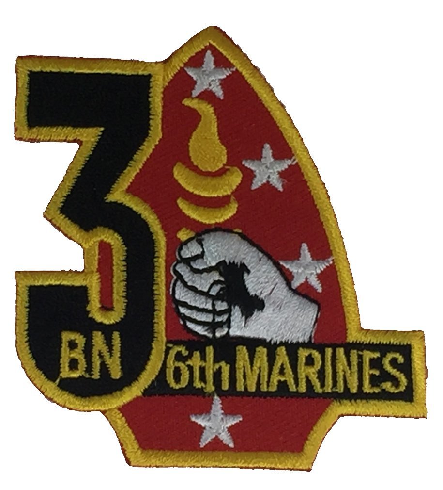 3RD BATTALION 6TH MARINES PATCH - COLOR - Veteran Owned Business ...