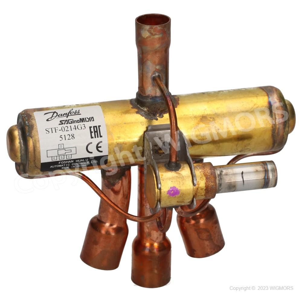 4-way reversing valve Danfoss Saginomiya STF-0214G3 061L1149 - HVAC/R ...
