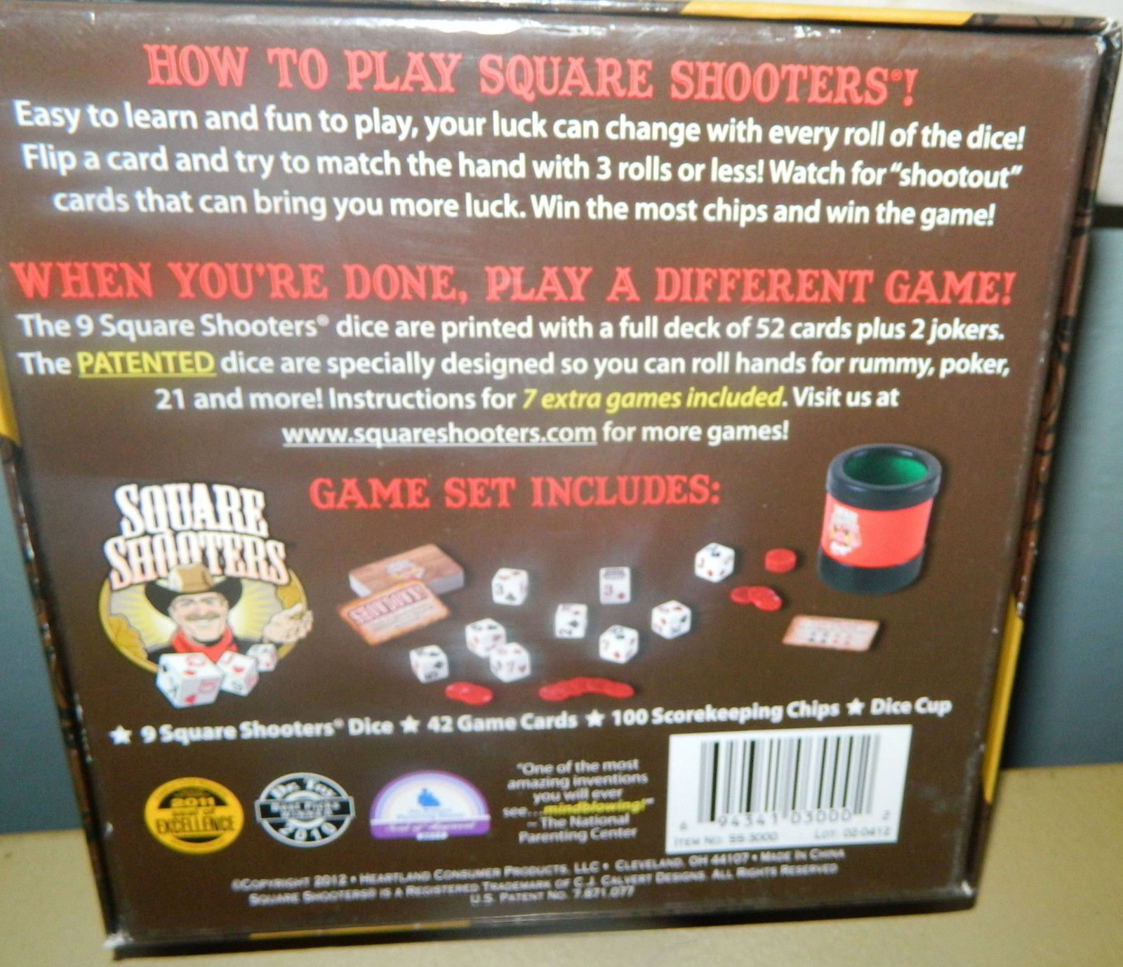 Square Shooters Game-Complete - Contemporary Manufacture