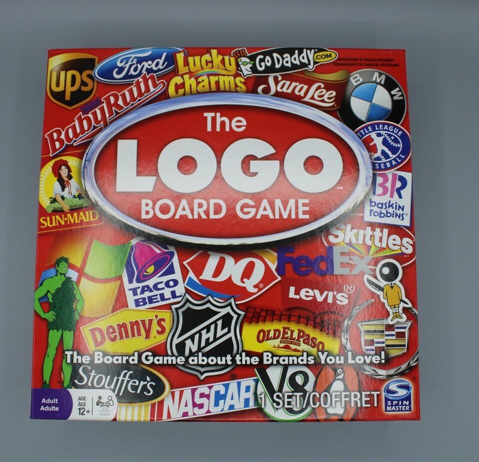 The Logo Board Game Spin Master Board Game About the Brands You Love ...