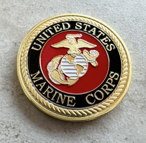 CORPORAL E-4 Rank USMC Challenge Coin US Marine Corps USMC With Case ...