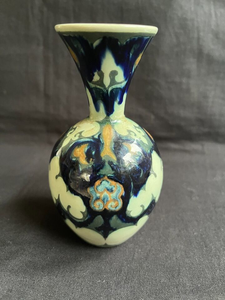 Antique little dutch Rozenburg art deco vase. Marked Bottom - Vases