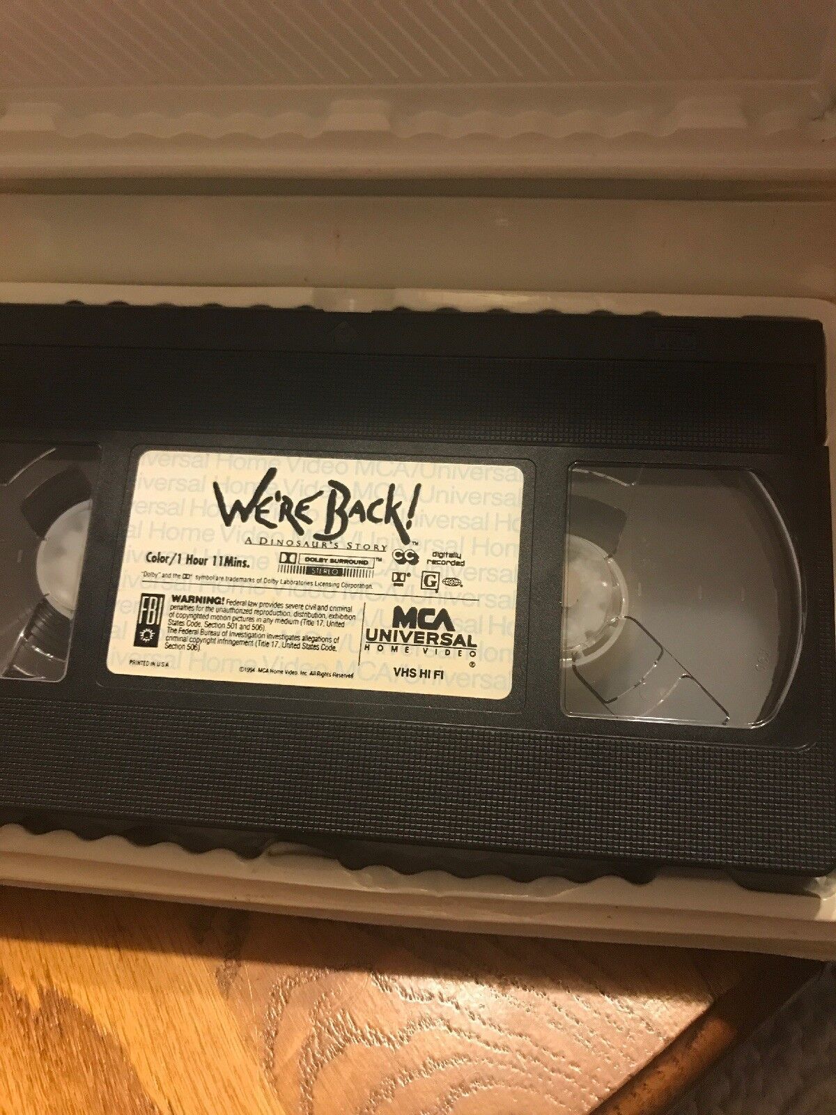 Were Back! A Dinosaur's Story (VHS, 1994, and 50 similar items