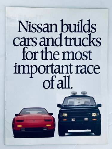 1988 Nissan Lineup Dealer Showroom Sales Brochure Guide Catalog - Other ...