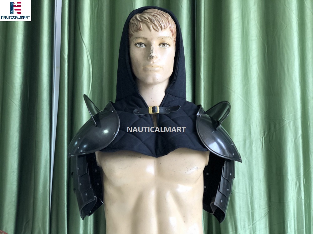 Medieval Shoulder Armor Set | Crusader Pauldrons Warrior Armor Steel ...