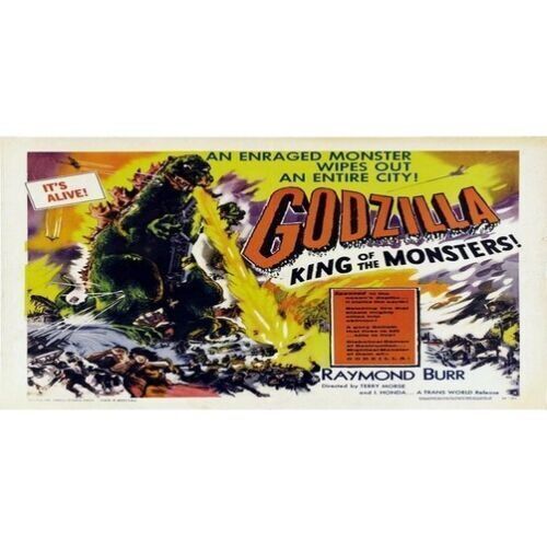 PLASTICVILLE BILLBOARD GODZILLA SIGN INSERT CARD LIONEL & AMERICAN ...
