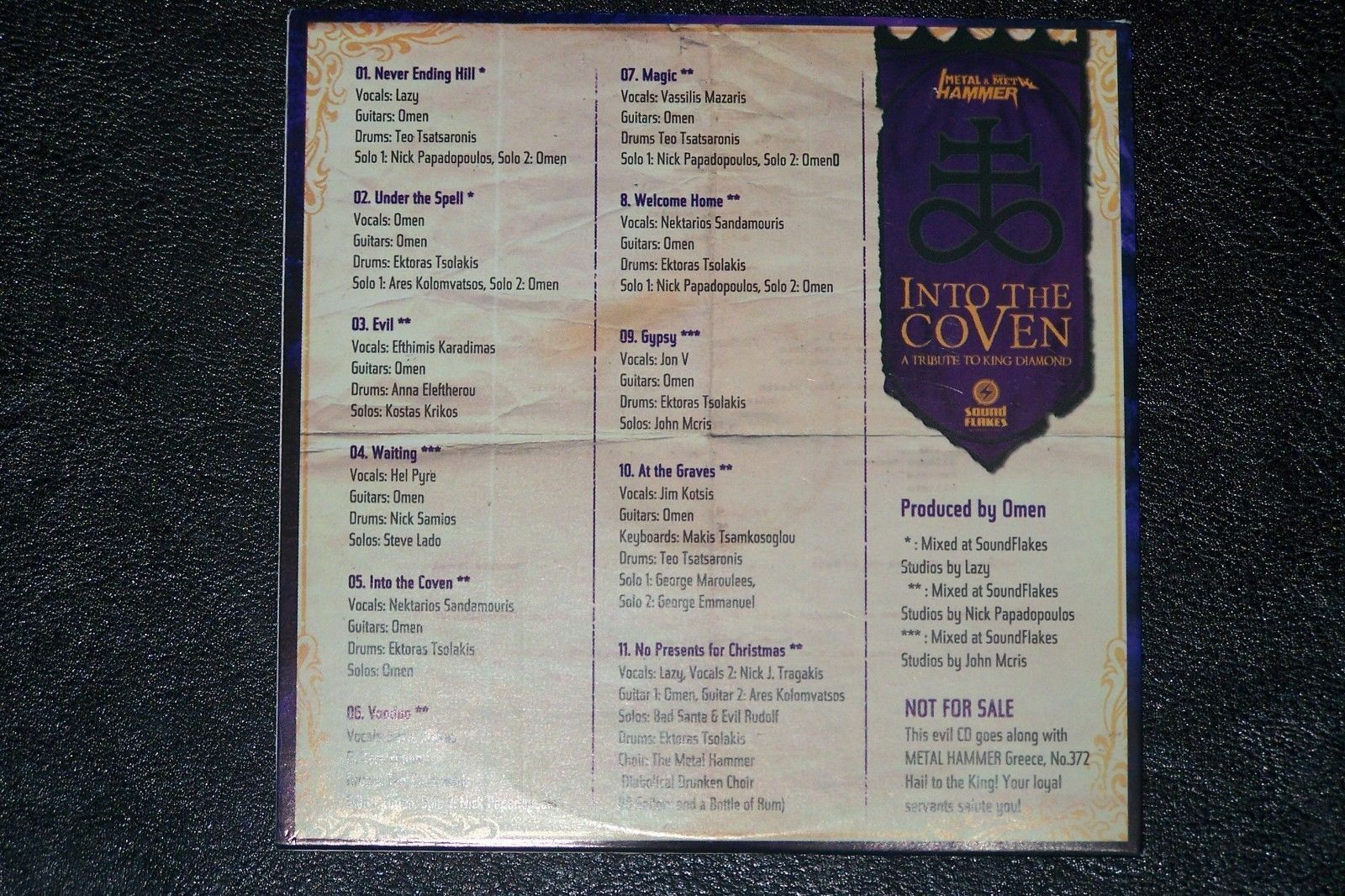 INTO THE COVEN A TRIBUTE TO KING DIAMOND CD - CDs