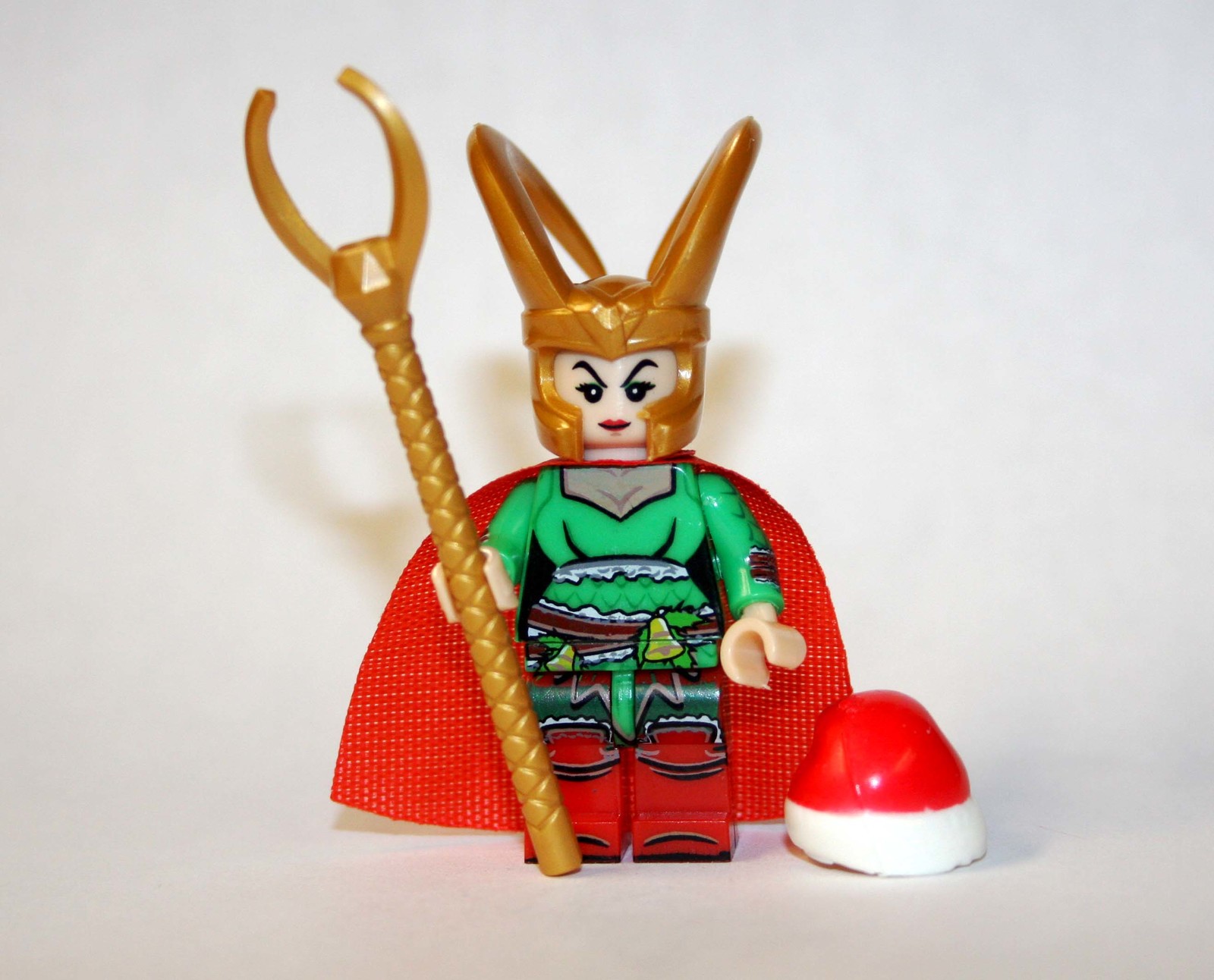 Lady Loki Santa Christmas Custom Minifigures - LEGO (R) Minifigures