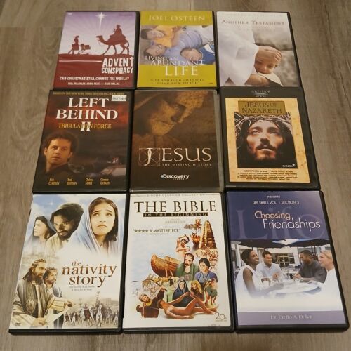 DVD Lot Jesus Of Nazareth The Bible In The Beginning The Nativity Story ...