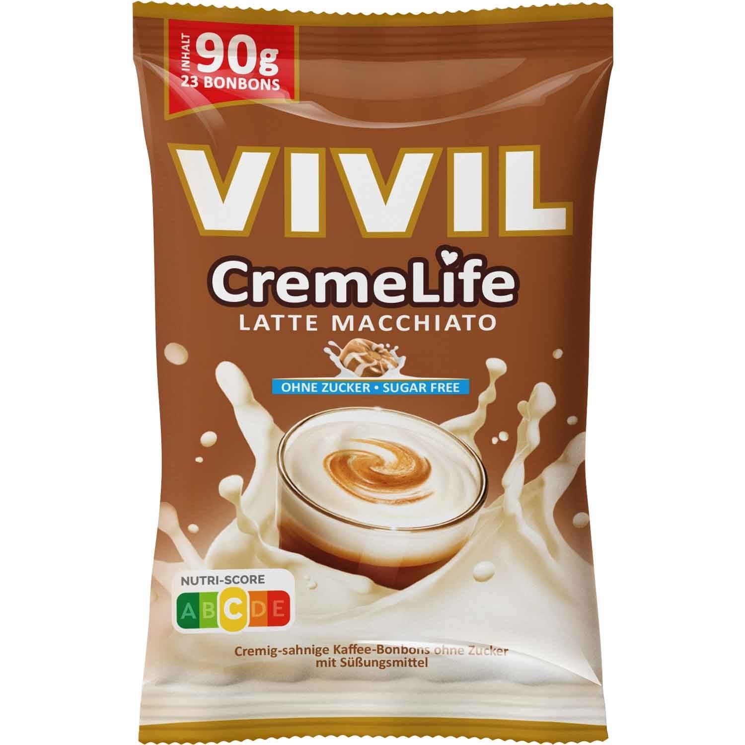 VIVIL Creme Life hard candies: Latte Macchiato -1 bag -SUGAR FRFEE ...