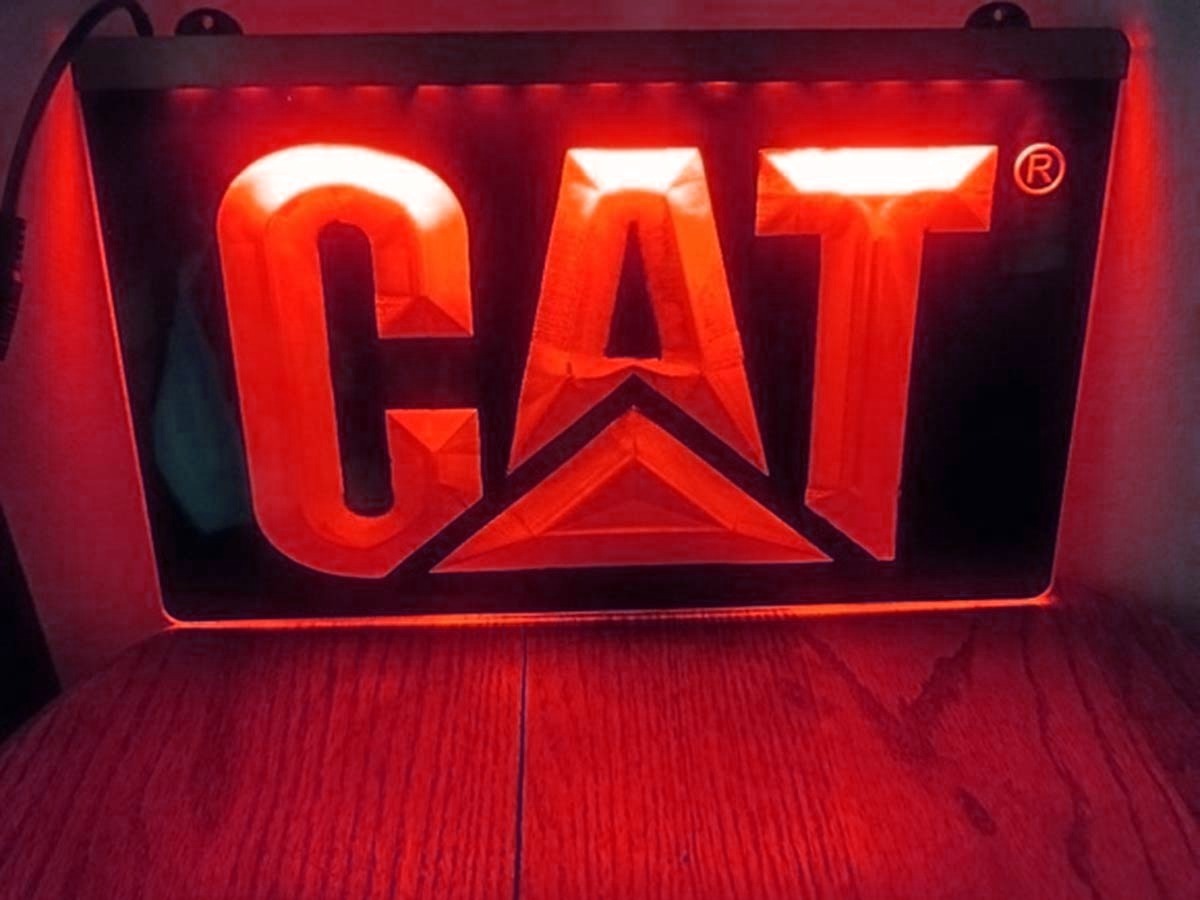 Caterpillar Illuminated Led Neon Sign Home Decor, Office, Room, Lights ...