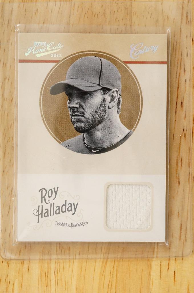 2012 Playoff Prime Cuts 28/49 Roy Halladay #42 HOF Philadelphia ...