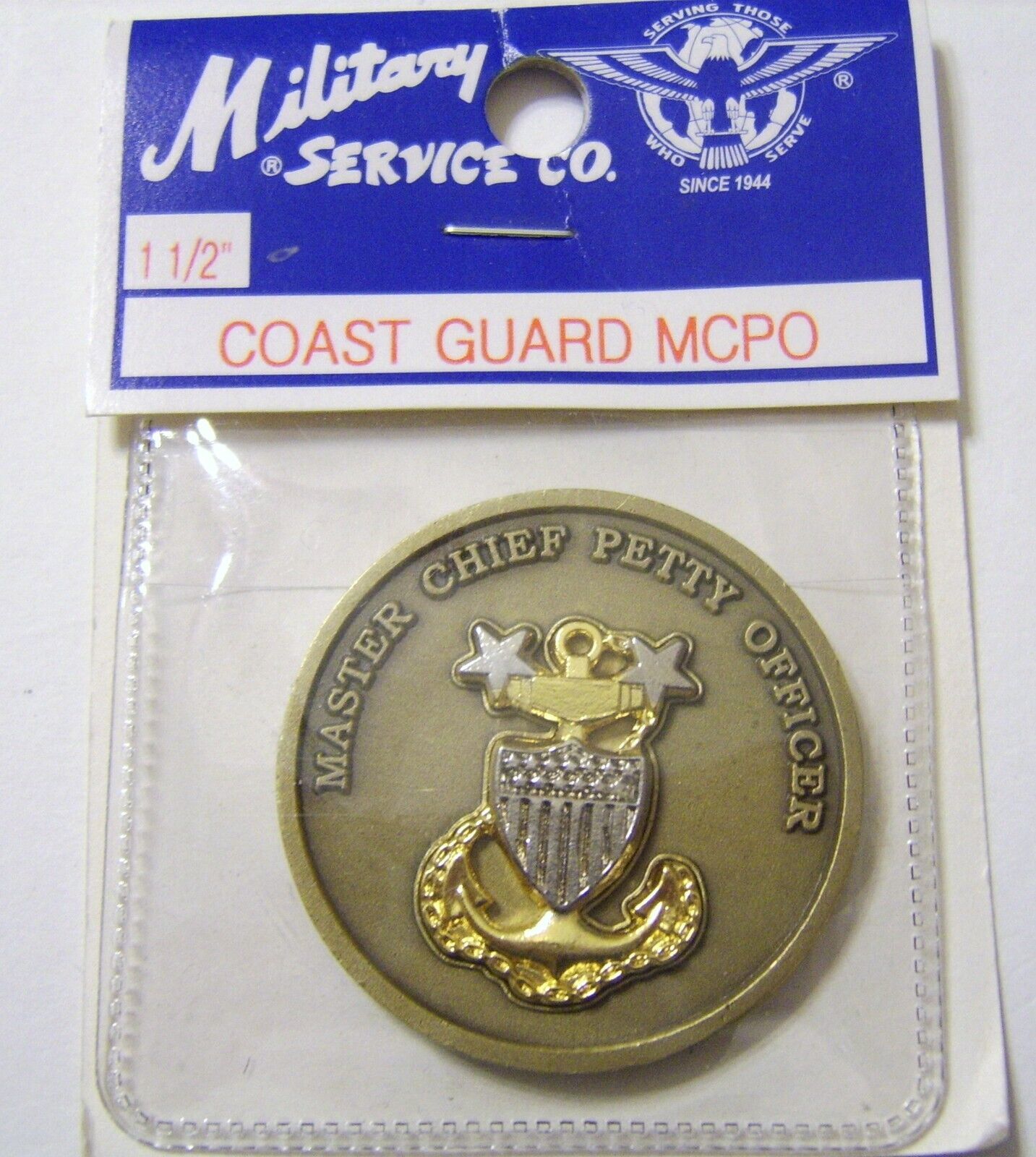 U.S. COAST GUARD MASTER CHIEF PETTY OFFICER CHALLENGE COIN NEW:K5 - Other
