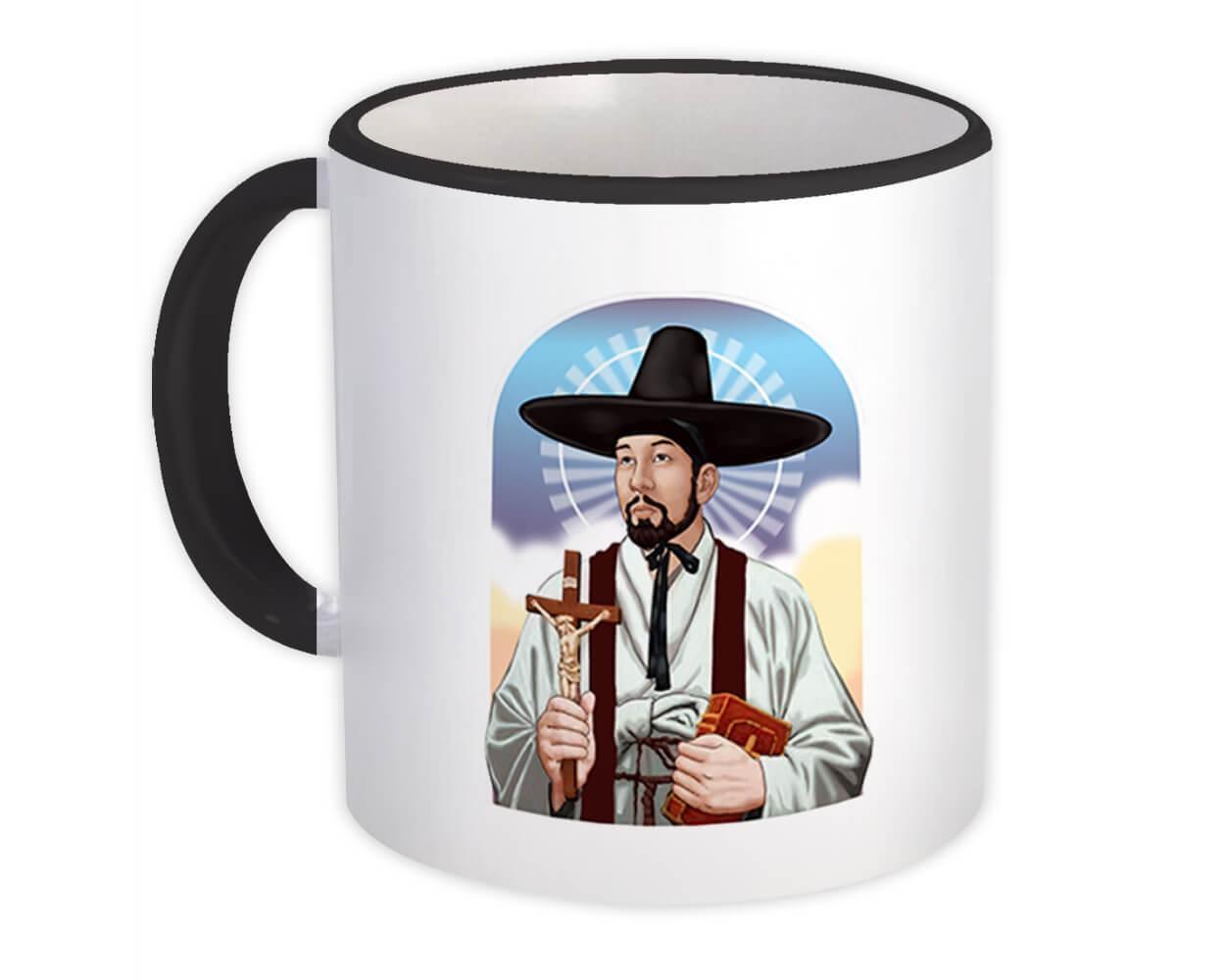 Saint Andrew Kim Taegon : Gift Mug Korean Catholic Holy Religious ...