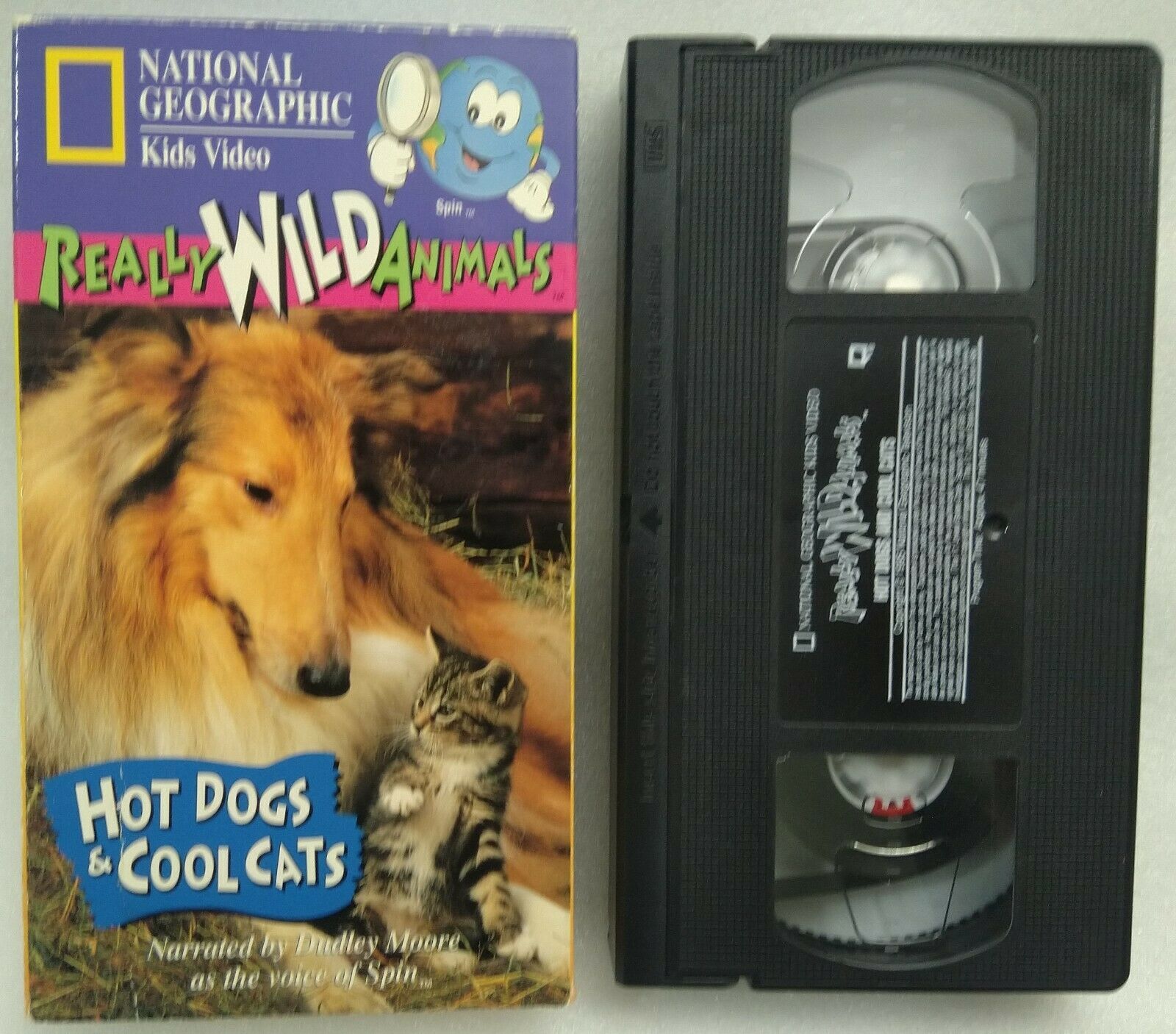 VHS Really Wild Animals - Hot Dogs and Cool Cats (VHS, 1997) - VHS Tapes