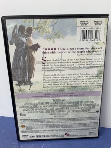 The Color Purple (1985) DVD, 2007 Danny Glover Whoopi Goldberg Steven ...