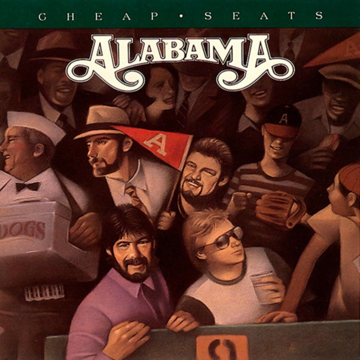 ALABAMA Cheap Seats BANNER HUGE 4X4 Ft Fabric Poster Flag album cover ...