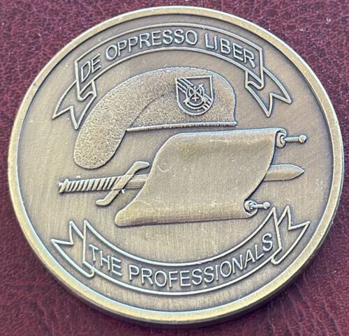 5TH GROUP Challenge Coin ARMY AIRBORNE SPECIAL FORCES SF Operation W ...