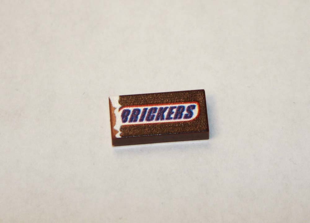 Gift Minifigure Snickers Bar Chocolate Bars Candy Sweets set of 2 brick ...