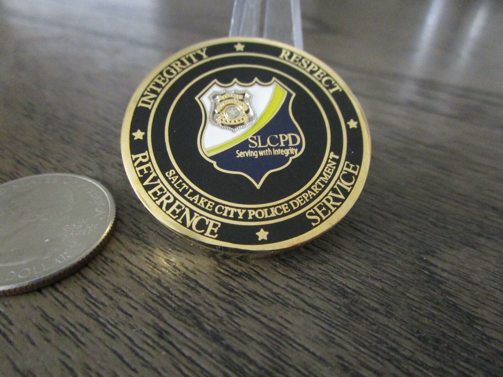 Salt Lake City Police Department SLCPD Annual Gala Challenge Coin #968J ...