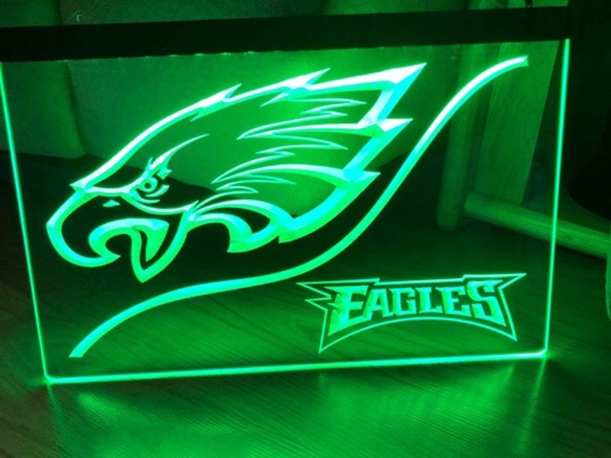 Philadelphia Eagles LED Neon Sign Home Decor and 50 similar items