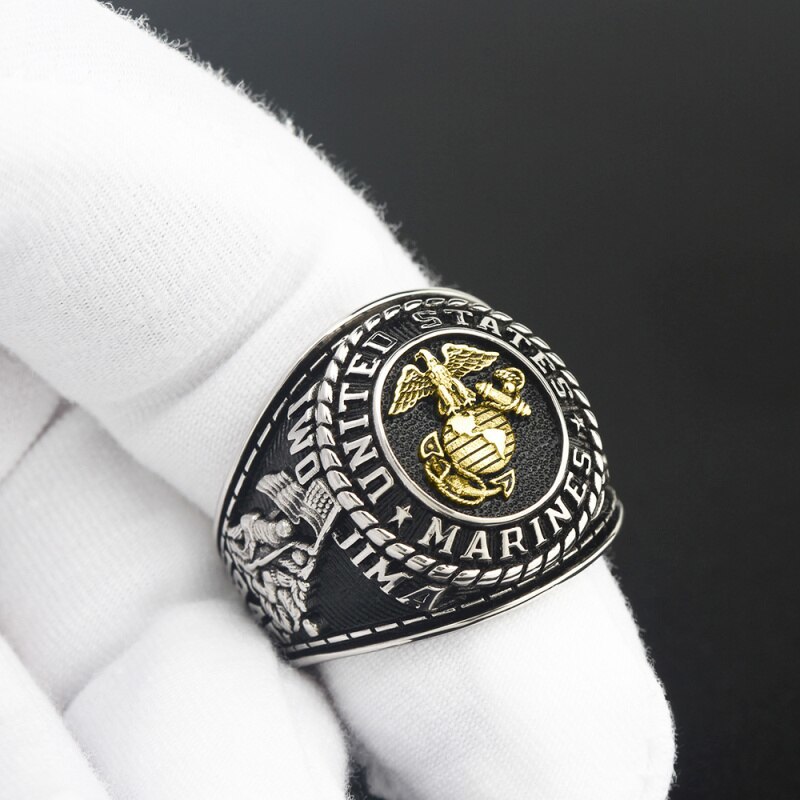 Vintage United States Marine Corps USMC Sergeant Veteran Military 925 ...