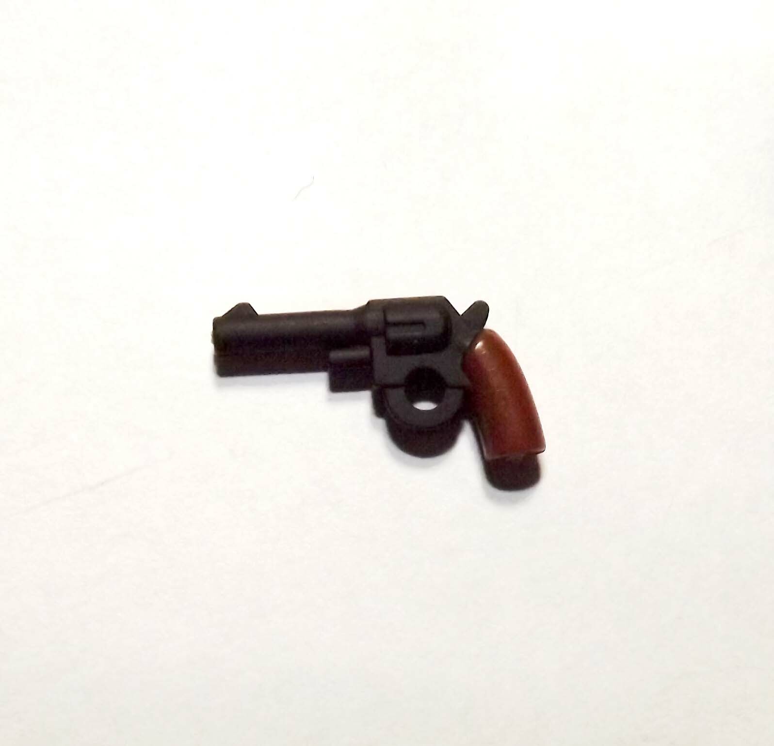 Handgun Revolver With Wood Grips Weapon Gun Building Minifigures - LEGO ...
