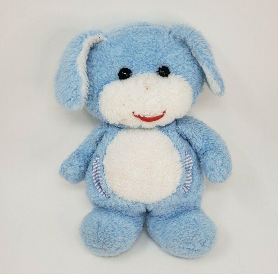 13" VINTAGE IDEAL BEBE BABY BLUE TEDDY BEAR STUFFED ANIMAL PLUSH TOY ...