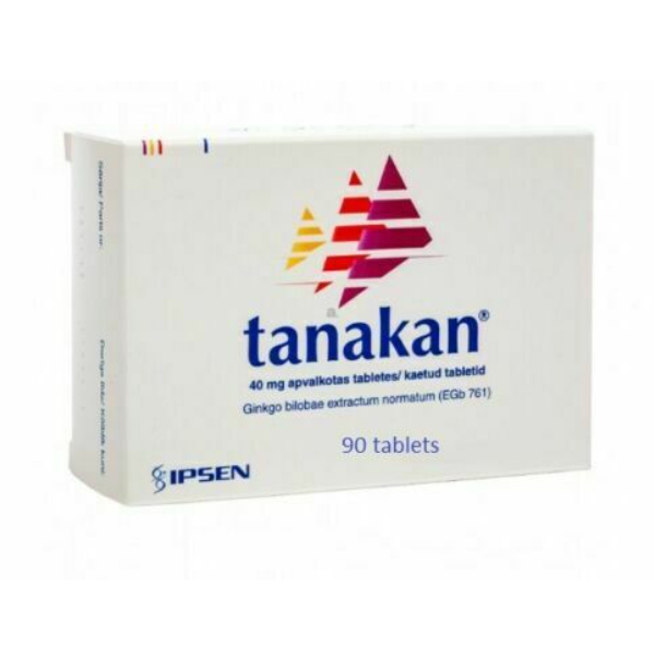 Tanakan 40 mg film-coated, N90 treatment of cognitive impairment 90 ...