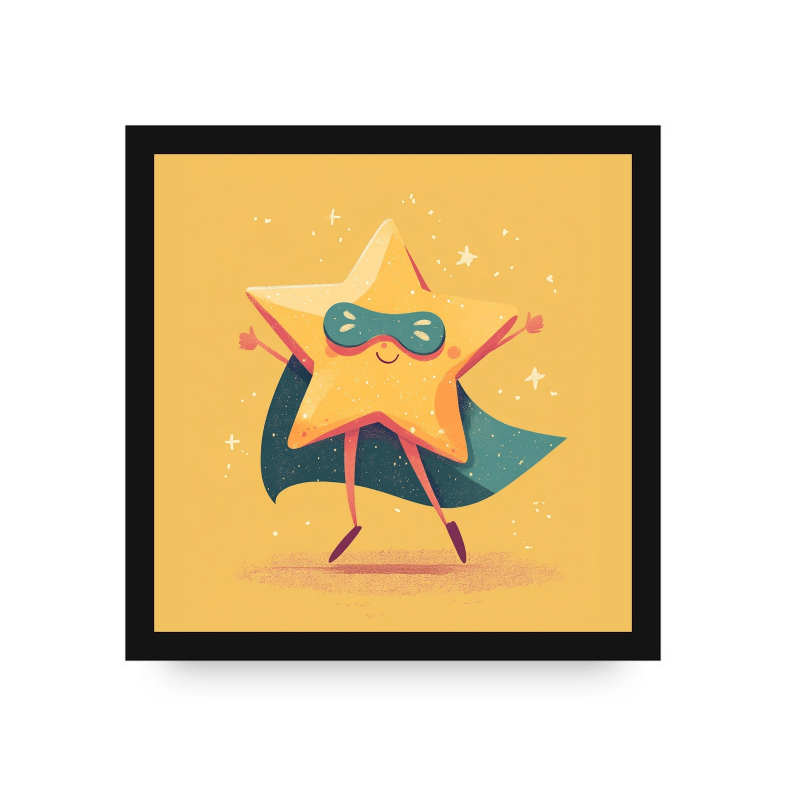 Star Superhero Canvas by Dancing Littles Jungle - Posters & Wall Hangings
