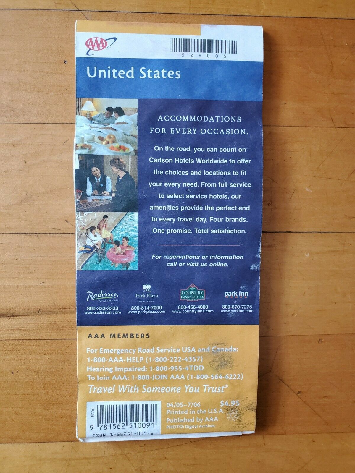 AAA 2004 United States Map North American Regional Series 48 plus ...