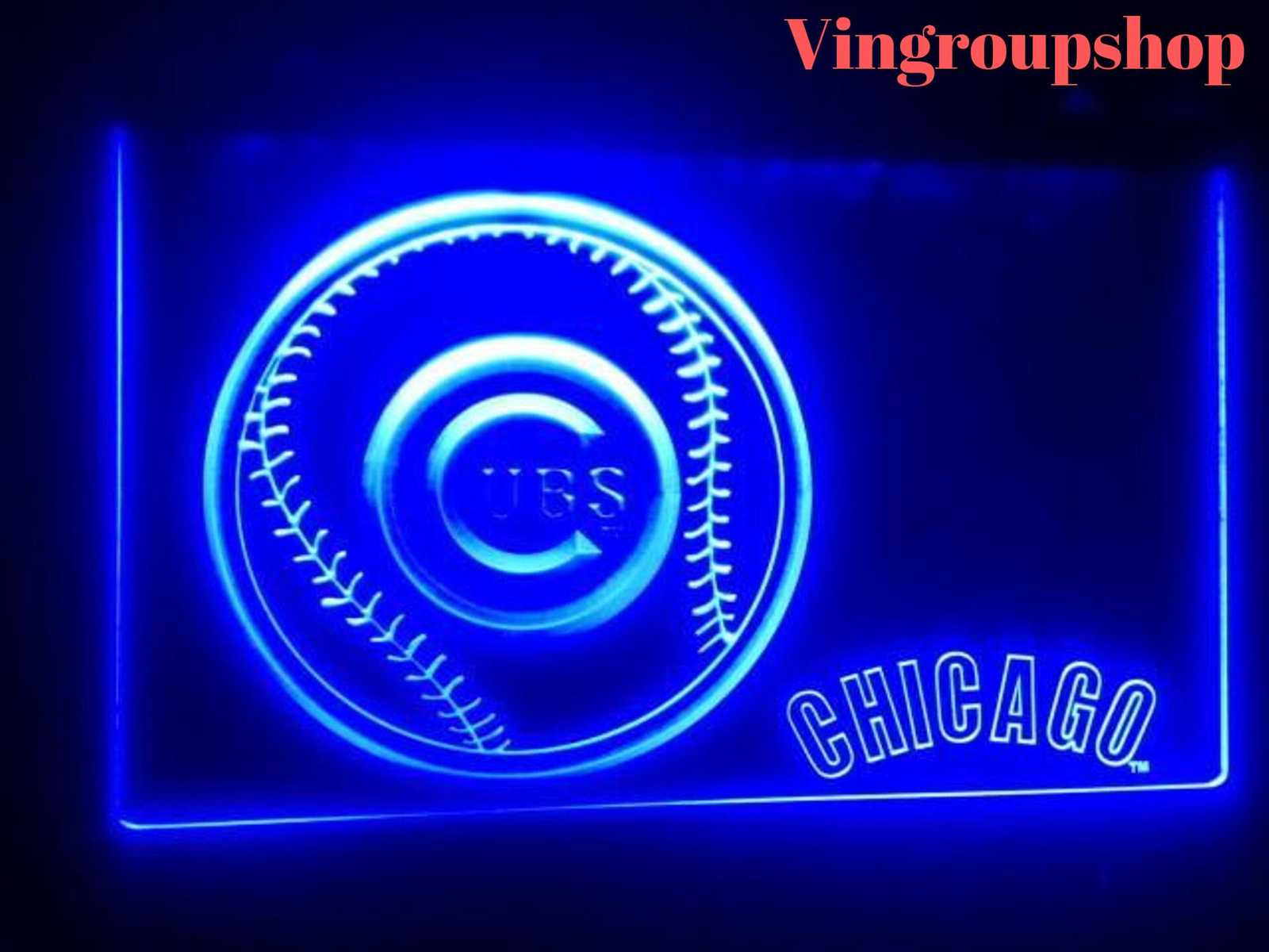 Chicago Cubs Logo Illuminated Led Neon Sign and 50 similar items